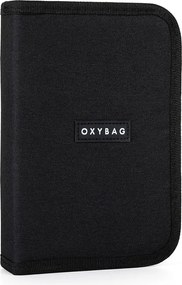 Oxybag UNICOLOR - jednopatrový penál Black, 2 chlopně