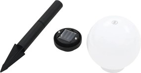 Zahradní solární lampy 8 ks LED kulovité 15 cm RGB 277125