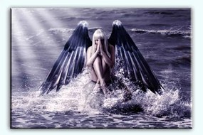 Malvis ® Obraz Modlitba andělům Velikost: obdélník - 120x80 cm