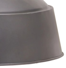 Industriální závěsné svítidlo 32 cm šedé E27 - Default Title
