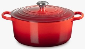 Le Creuset Signature - Pekáč kruhový s poklicí, objem 6,7 l, cerise 21177280602430