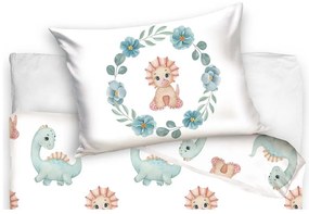 Carbotex Povlečení do postýlky Dobrou noc Dino 100x135 + 40x60