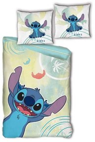 Oboustranné bavlněné povlečení STITCH CHILL