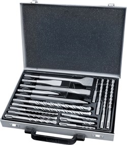 EXTOL PREMIUM 23953 vrtáky a sekáče SDS PLUS, sada 17ks
