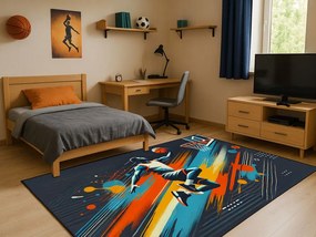 TZ Designový koberec „Basketbal“ Rozměr: 100x150 cm