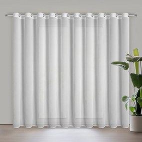 ZÁCLONA NA KROUŽCÍCH ARIADNA2 350X250 CM BÍLÁ