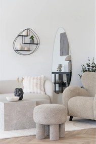 House Nordic Pouf PERTH světle šedý