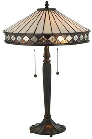 Endon 70935 - Stolní lampa Tiffany FARGO 2xE27/60W/230V pr. 41,5 cm