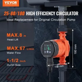 Cirkulační čerpadlo na horkou vodu Energeticky účinné vysoce účinné oběhové