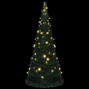 Pop-up umělý vánoční stromek s LED osvětlením zelený 210 cm 321525