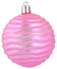 Flamenco Mystique Sada 12 Vánočních Ozdob Míčků, Průměr 6 cm, Plastové