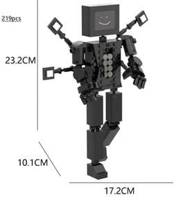 Skibidi Toilet figurky - stavebnice Varianta: 219 ks