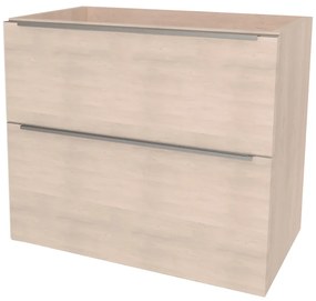 Mereo Mereo, Mailo, koupelnová skříňka 81 cm, chrom madlo, Multidecor, CN591SDUP1