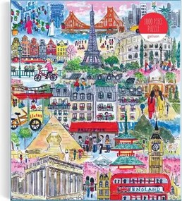 GALISON Puzzle Města z celého světa / 1000 dílků