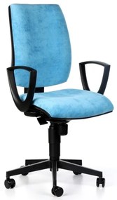 Antares Kancelářská židle FIGO s područkami, synchronní mechanika, modrá