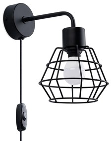 Sollux Lighting Nástěnné svítidlo SUBA Černá