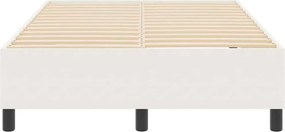 Rám platformy Krémová 120 x 190 cm Žebrovaná látka 3337399