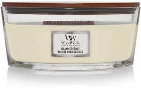 WoodWick – svíčka Island Coconut (Kokosový ostrov), 453 g