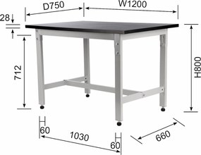 Xingao Lehký pracovní stůl 120 E-ZDG1275J
