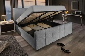 Designová postel Viola 180 x 200 cm šedá