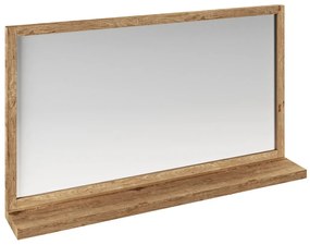 furniture-nabytek.cz - Masivní koupelnové zrcadlo Sidora z divokého dubu, olejované, hnědé – 105×60 cm
