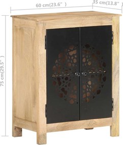 Příborník 60 x 35 x 75 cm masivní mangovníkové dřevo 323600