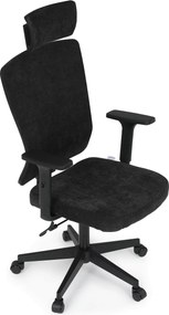 Ergonomická kancelářská židle ARLO - černá látka