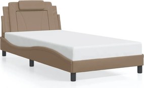 Rám postele Viana s LED bez matrace cappuccino 100 x 200 cm 3214005