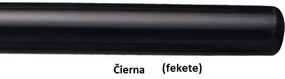 LGK garnýž kovová dvoutyčová Azur malý 240cm černá