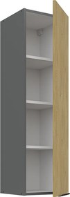 CREMONA ac | horní skříňka 30 G-108 1F policová | 30 cm | EXTRA VYSOKÁ | antracit/cremona