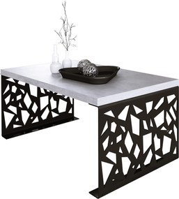 Konferenční stolek SEMARA 100x60 Hlavní barva: Bílá, Další barva: Beton