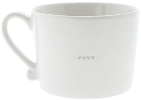 Bastion Collections Porcelánový hrnek Ciao Bella 300 ml, bílá barva, porcelán