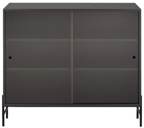NORTHERN Skříňka Hifive Glass Cabinet, Black Oak, 75 cm / podstavec 28 cm