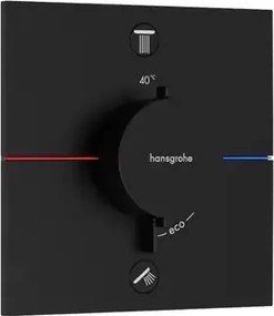 Hansgrohe - Sprchový set s termostatem pod omítku, s tělesem, 26x26 cm
