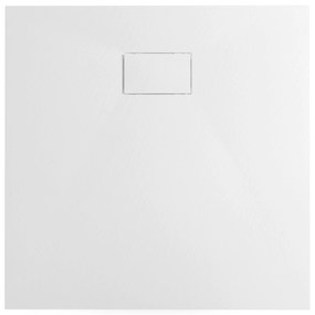 Cerano Gusto, čtvercová sprchová vanička 70x70x3 cm z minerálního kompozitu, bílá, CER-CER-414560