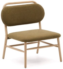 Zelené žinylkové křeslo Helda – Kave Home