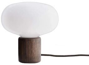 New Works Stolní lampa Karl-Johan Table Lamp, Smoked Oak w. White Opal Glass 20310