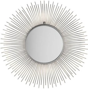 Nástěnné zrcadlo Cedric (stříbrná). 1078364