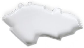 Tác Republic Tray WHITE – QUBUS, bílý, porcelán