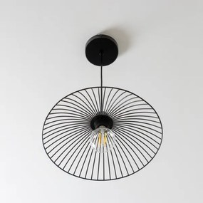 Brilagi - LED Lustr na lanku CERIA WIRE 1xE27/40W/230V pr. 38 cm černá