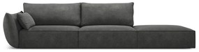 Šedá lenoška (levý roh) Vanda – Mazzini Sofas