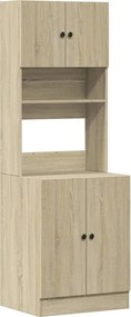 Kuchyňská skříňka dub sonoma 60 x 50 x 180 cm kompozitní dřevo 3276639