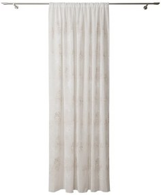 Béžová záclona 140x260 cm Cybele – Mendola Fabrics
