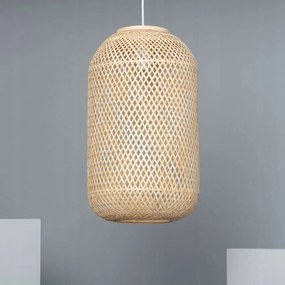 Bambusová závěsná lampa Boho ABR-LW24-BH-E27 Abruzzo přírodní