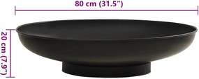 Přenosné ohniště 80 cm ocel 313344