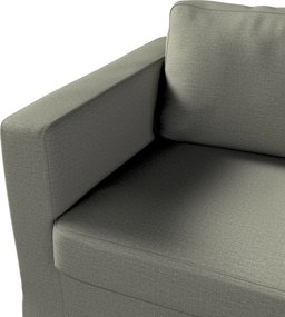 Potah na pohovku IKEA  Karlstad 3-místná, nerozkládací, dlouhý barva šedá látka pletený vzor