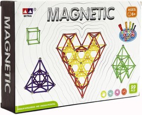 Magnetická stavebnice 99 ks