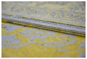 Kusový koberec PP Vintage žlutý 80x150cm
