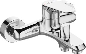 Laveo Rondo, vanová/sprchová baterie nástěnná h-107, chromová, LAV-BLX_010D