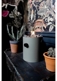 Olivově zelená plynová lampa Cosi Original, výška 30 cm